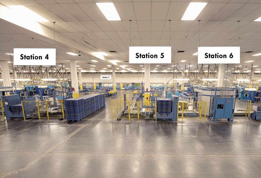 3 Ways to Hang Ceiling Signs in Production Lines | Best Practices